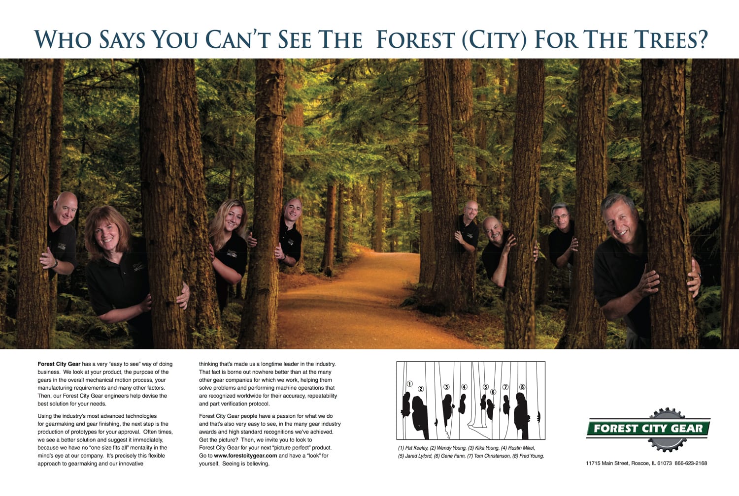 Forest City Gear Second Tree Ad - Bernard and Company