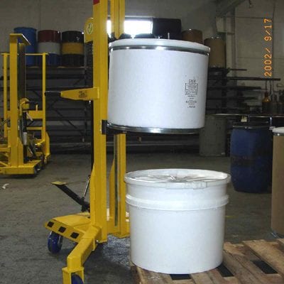 New Liftomatic Material Handling Line of Portable Drum Handlers