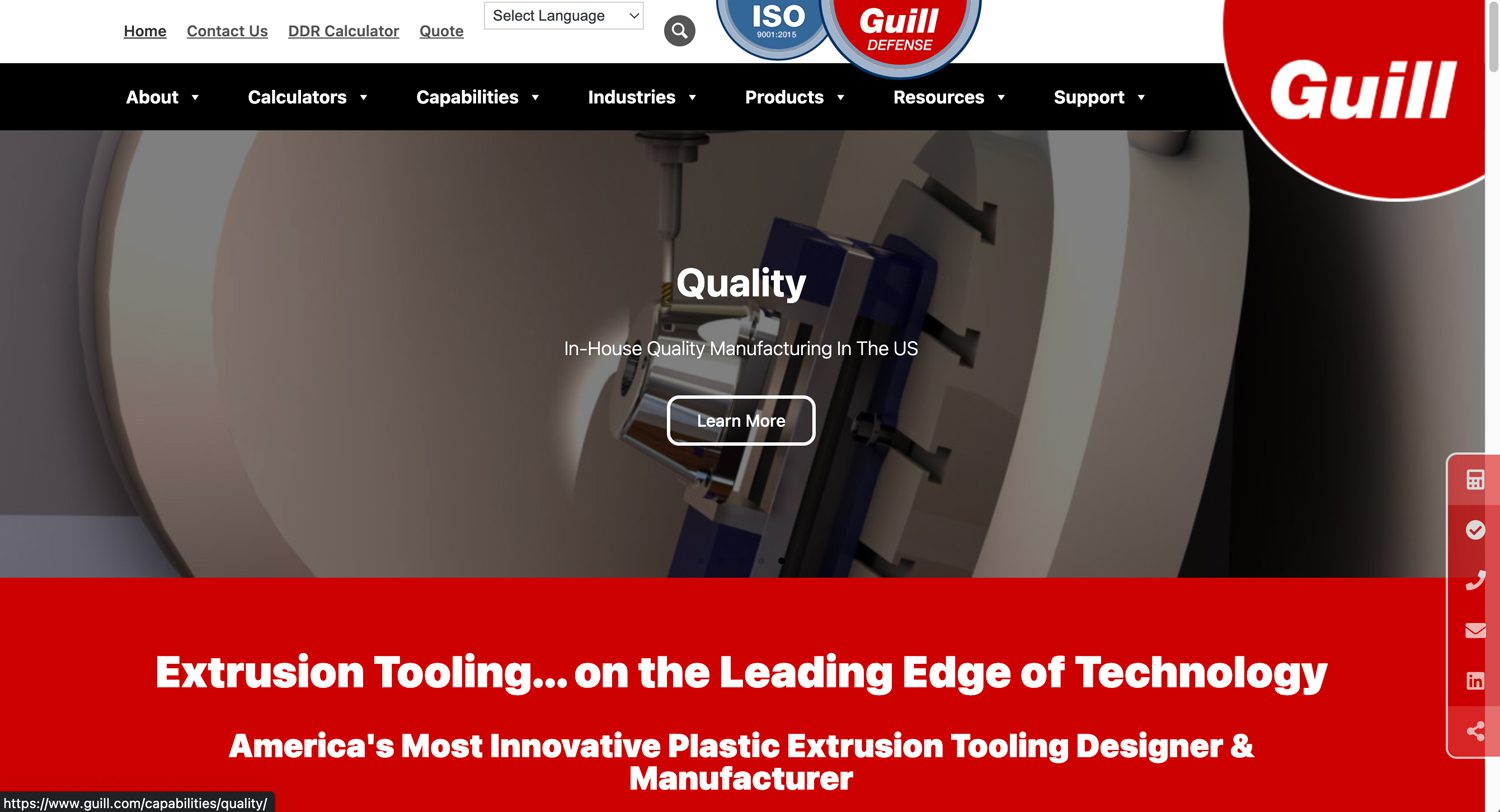 Guill Tool & Engineering Rolls Out New Website